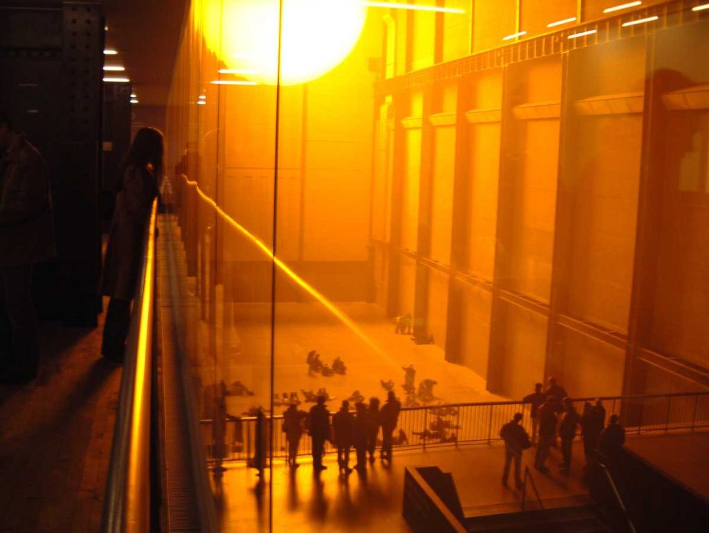The Shining Sun at Tate: Eliasson's Weather Project 2003 - Abirpothi