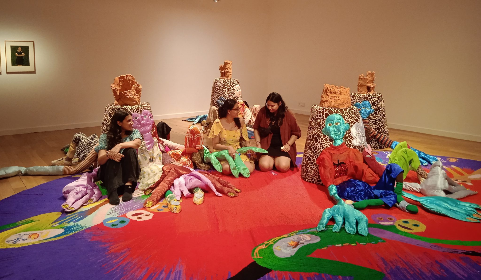 Fictional Characters of Afra Eisma In Textile Art Projects