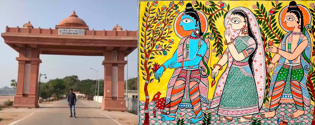 Mithila Paintings To Enhance The Beauty of Gaya Ji Dam Boundary Wall