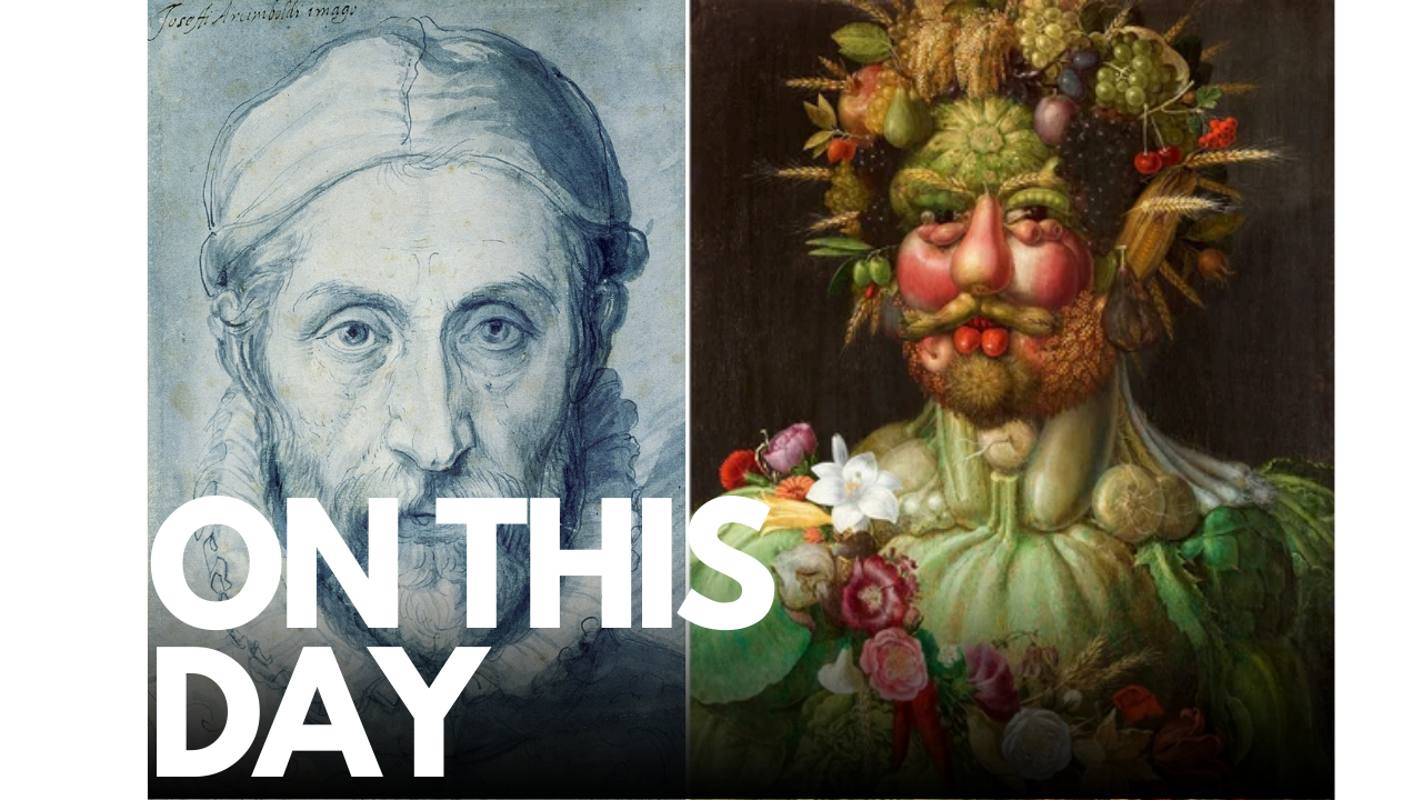 Artist Giuseppe Arcimboldo & His Objects of Fruits, Vegetables, Flowers ...