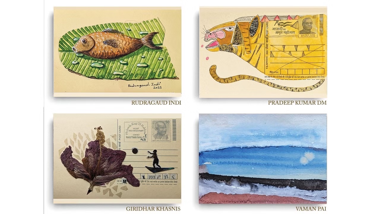 A Unique Exhibition of Postcard Art "Pincodes": Reviving the Art of ...