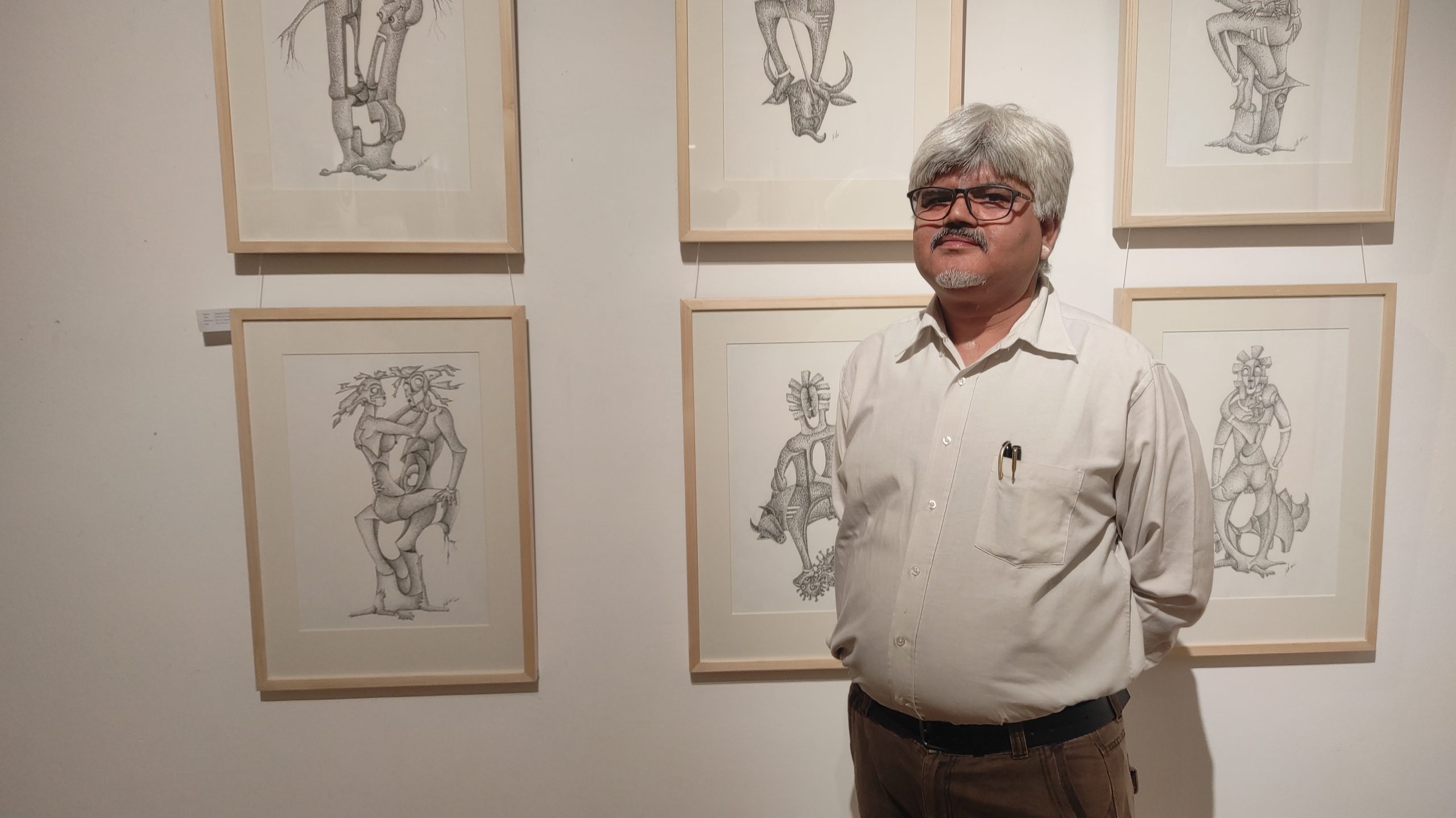 A Depiction of Hidden Human Elements at India Habitat Centre - Abirpothi