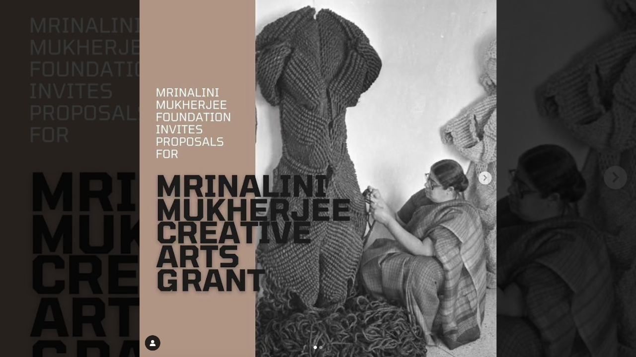 Mrinalini Mukherjee Creative Arts Grant 2023-24: A Golden Opportunity For Indian Artists