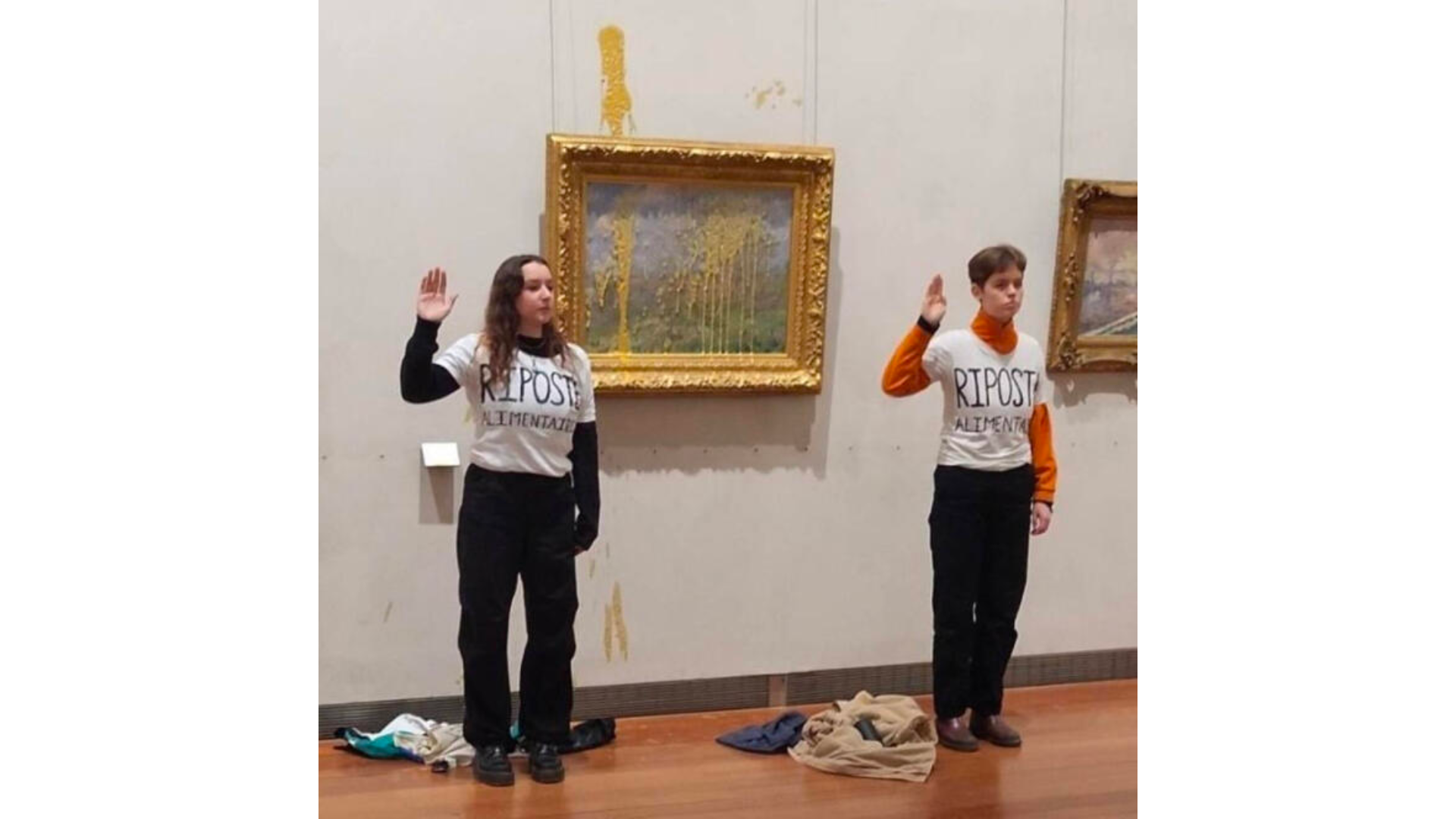 After Mona Lisa Protesters Target Monet Painting with Soup Attack ...