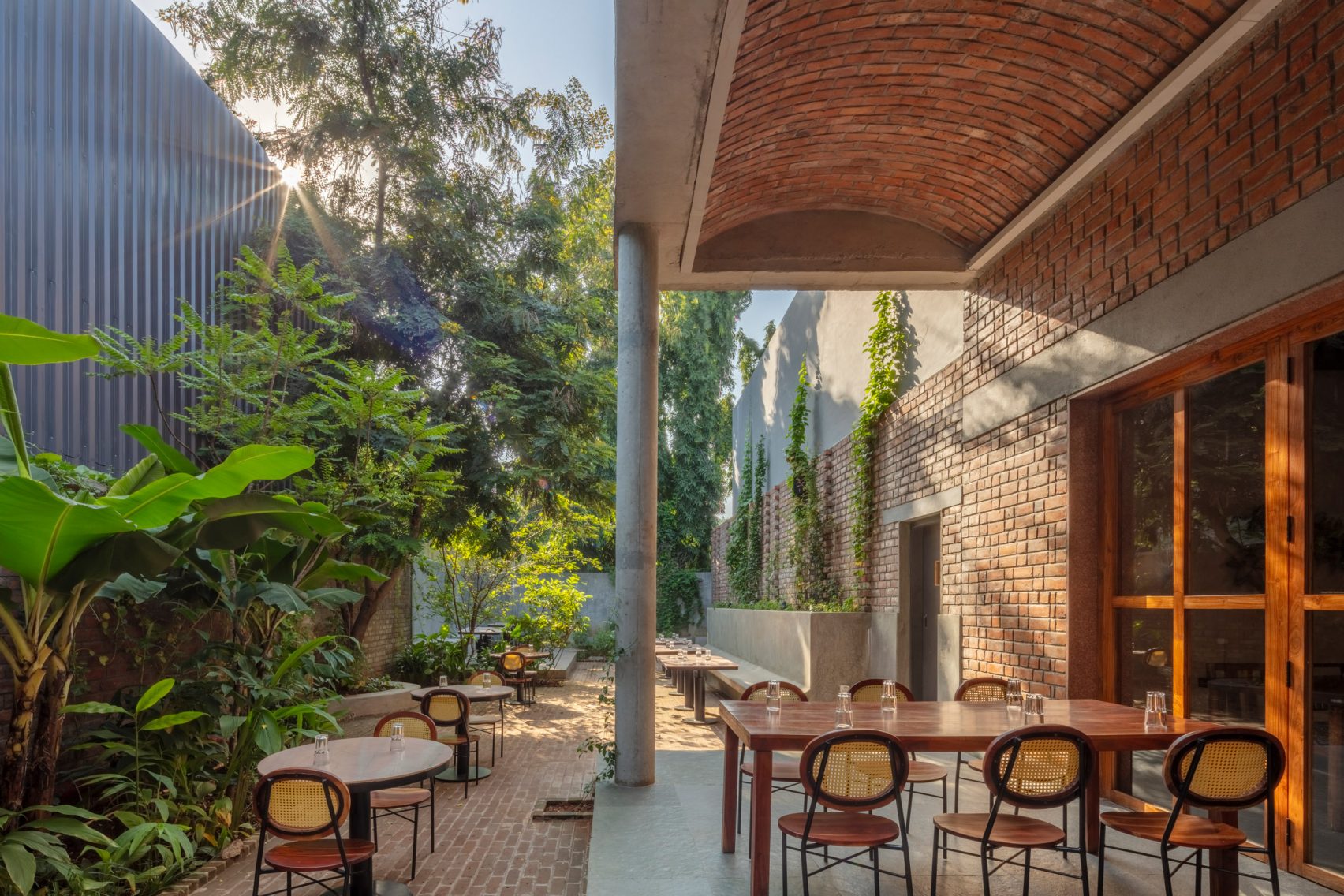 Telugu Medium Restaurant Blends South Indian Architecture with Culinary ...