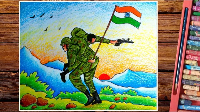 Easy Drawing of Indian Army: A Step By Step Guide | Abirpothi