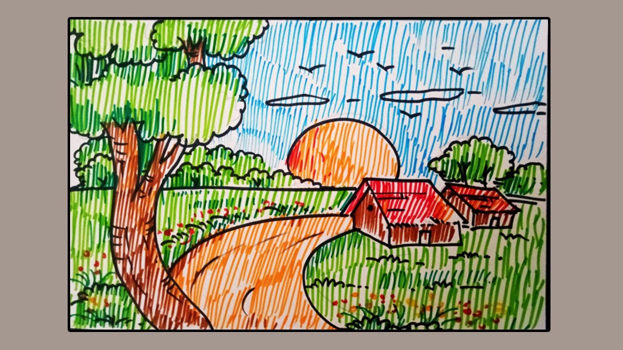 9 Sketch Pen Art Ideas You Must Try - Abirpothi