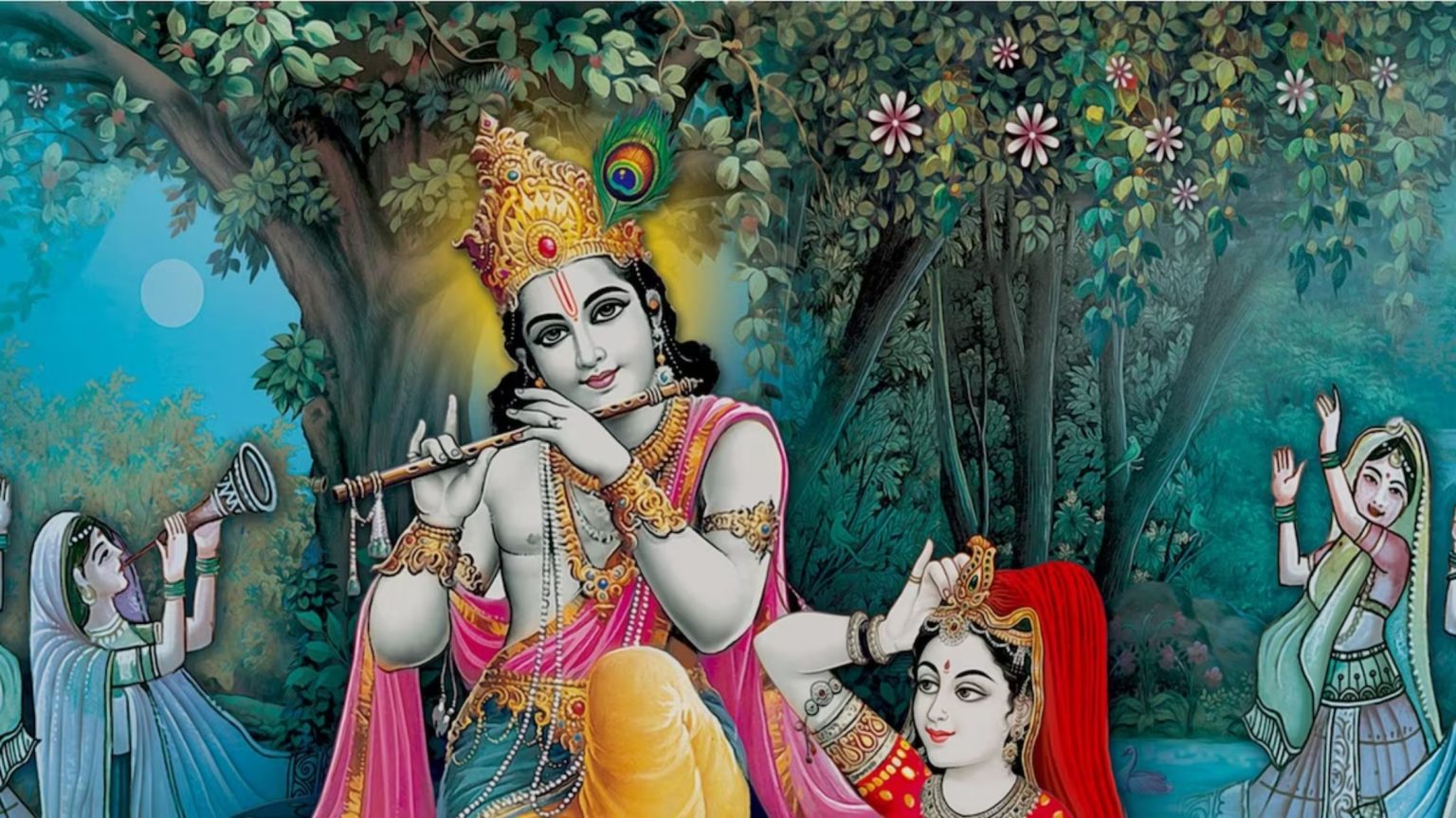 12 Beautiful Paintings of Lord Krishna You Must See! - Abirpothi