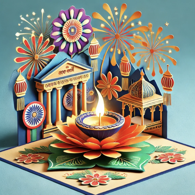 10 Beautiful Diwali Greeting Card Ideas To Explore - Abirpothi