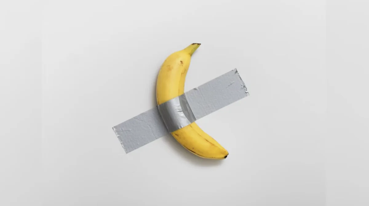 Duct-Taped Banana by Maurizio Cattelan Sells for $6.2 Million at Sotheby’s Auction - Abirpothi